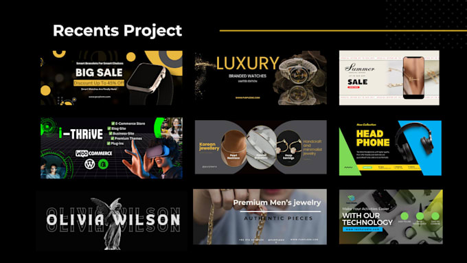 Design shopify website banner, header, shopify slider or wordpress ...