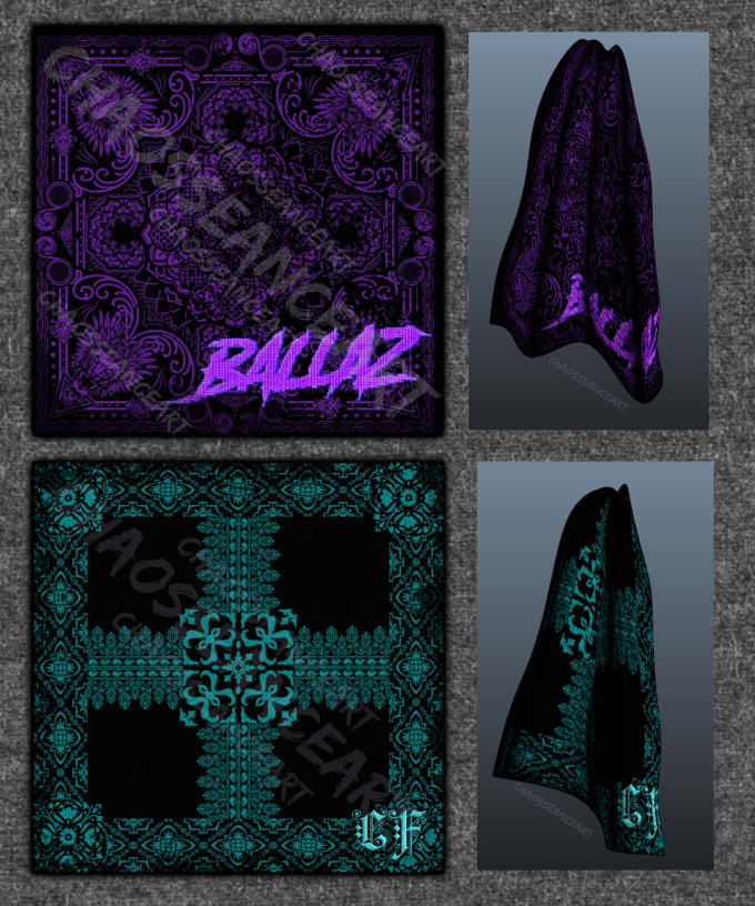 Make custom gang bandana for fivem gangs by Chaosseanceart | Fiverr