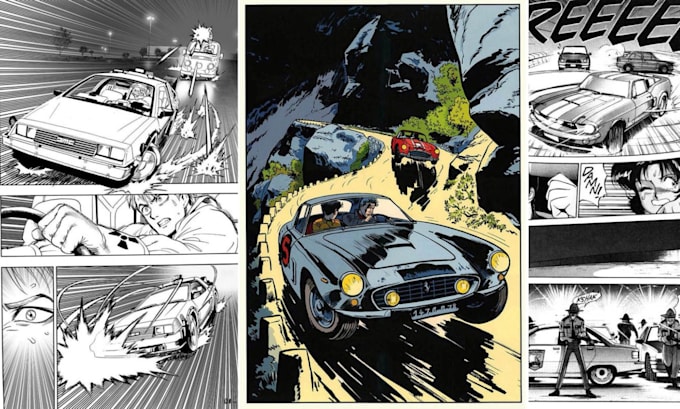 Draw comic page, comic panel, comic art, storyboard, comic art ...