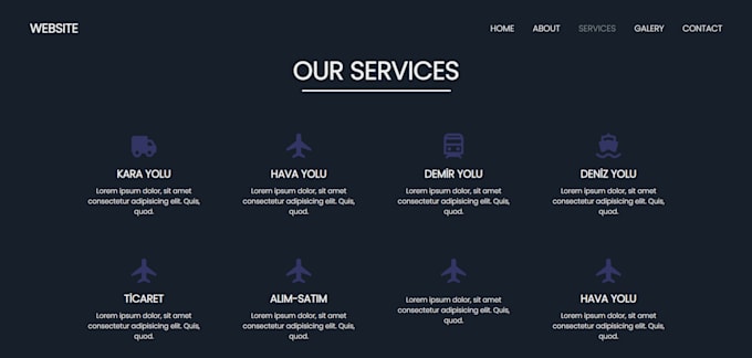 Develop responsive website using html,css and js by Hasretcanper | Fiverr