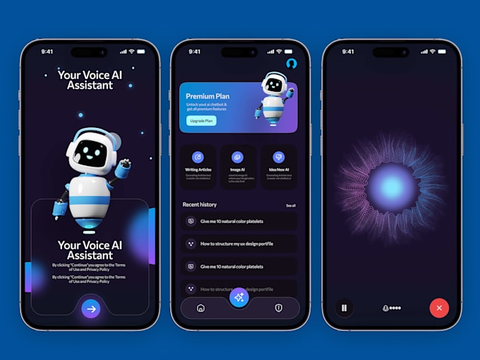 App screenshot design using figma for android and ios mobile app by U ...