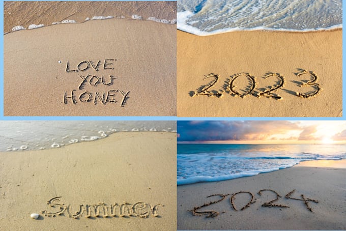 Write any message and name on a beach by Keja2002 | Fiverr Write any message and name on a beach by Keja2002 | Fiverr