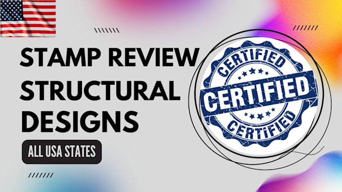 Review and stamp as licensed civil and structural engineer for permit ...