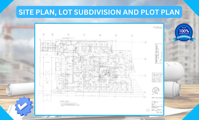 Draw your site plan, plot plan or lot subdivision in autocad by ...