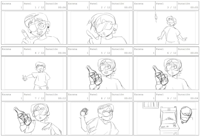 Make a dynamic storyboard based your script by Maagicss | Fiverr