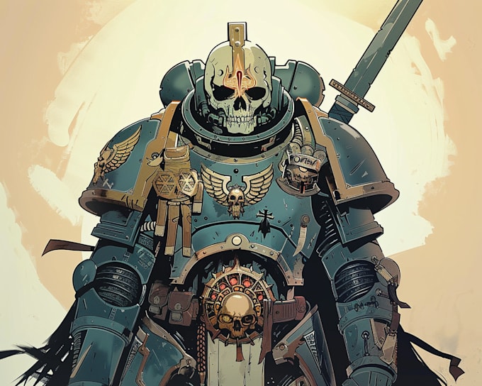 Do your warhammer 40k character by Melanieelene | Fiverr