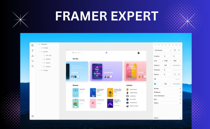 Build and design framer website, framer motion, webflow and figma by Bolaaji | Fiverr