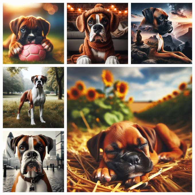 Design realistic images of personalized dogs by Perrosiamazing | Fiverr