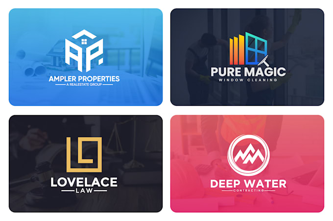 Create a modern minimalist logo design for your business by Rewizdesign | Fiverr