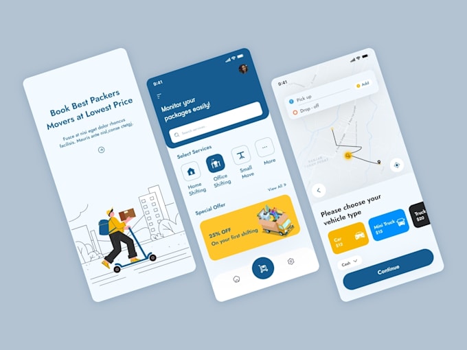Build on demand packer and mover app, uber packer and mover app by ...