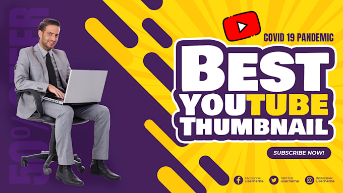 Design youtube thumbnails that get millions of clicks by Rubab_jamil ...