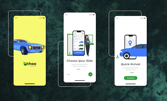 Create unique full mobile app, onboarding, splash screen ui ux design ...