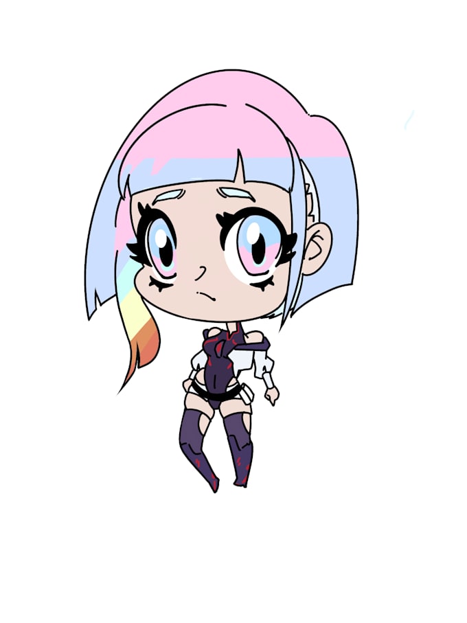 Draw your character in chibi anime style by Hidekooh | Fiverr