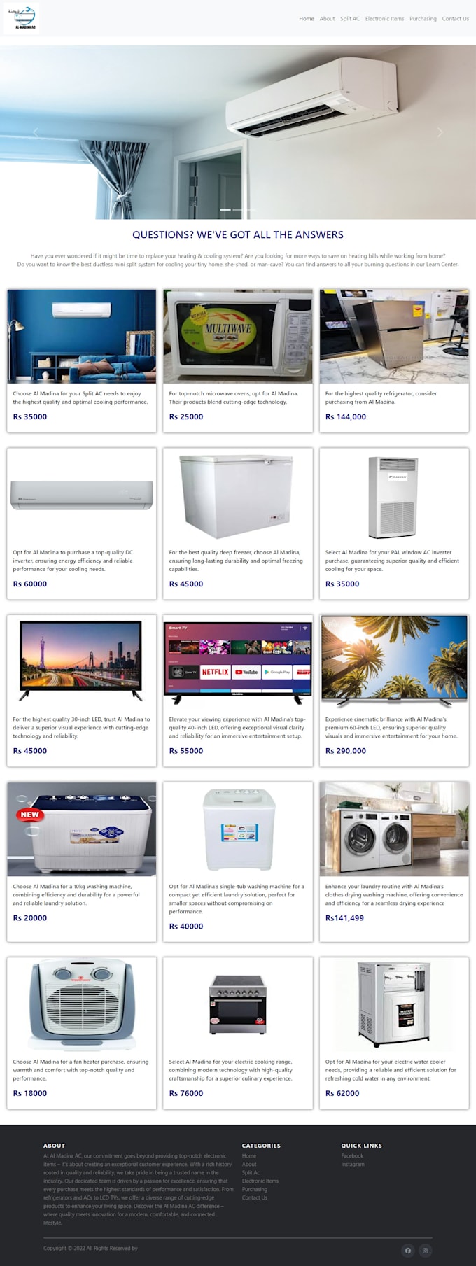 Create website in html, css, bootstrap, js and react by Nabia_dev | Fiverr