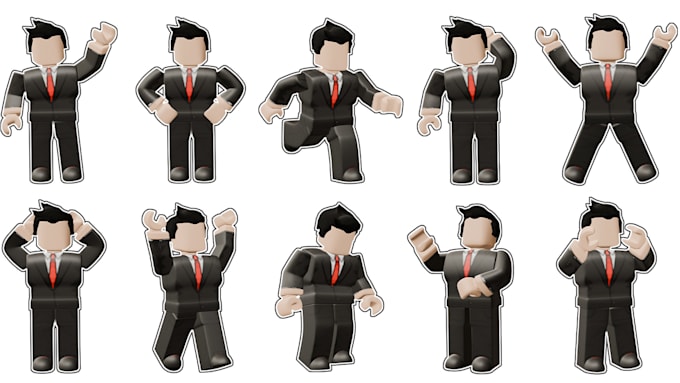 Make a custom professional roblox render pack for you by Zlukitkat | Fiverr