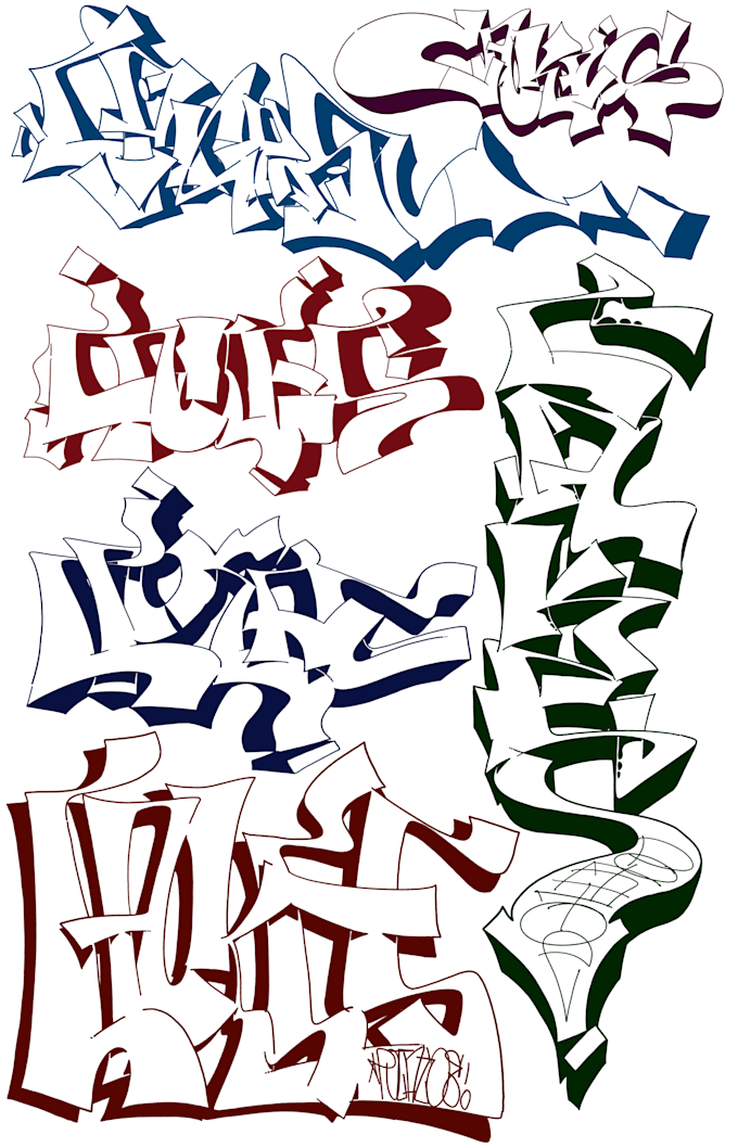 Create graffiti style for you by Alwayslurkin | Fiverr