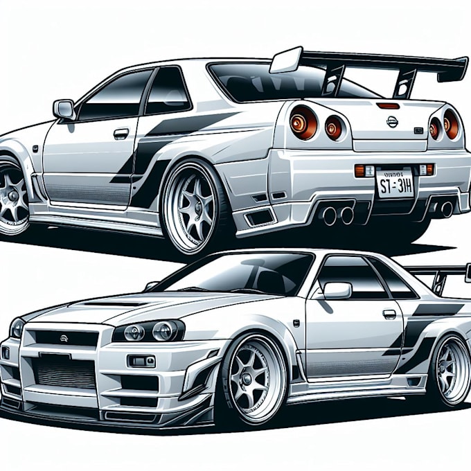 Create car ilustration using bing image creator by Uripmulyo | Fiverr