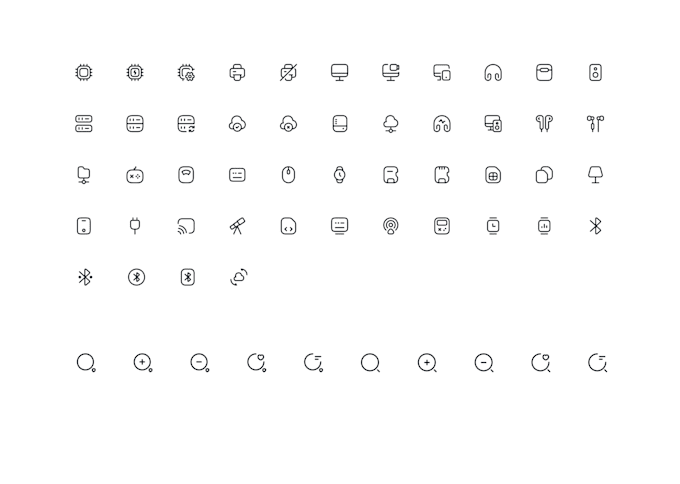 Design vector line icons svg icon sets for website or app by Ramimur ...