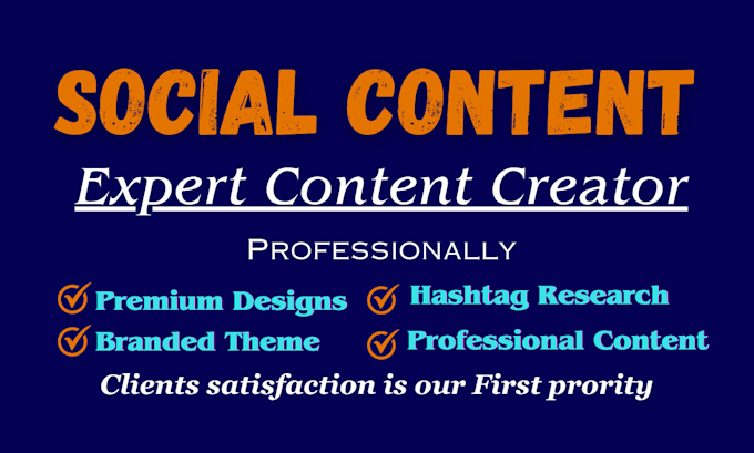 Be social media content designer facebook content instagram posts ...