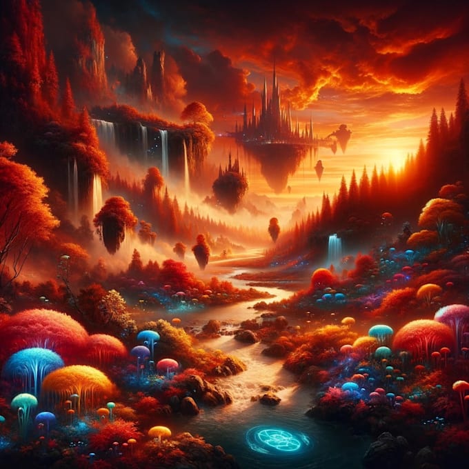 Turn your ideas into unique, ai generated art masterpieces by Luxsanatio | Fiverr