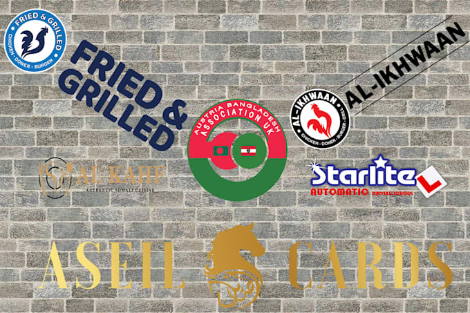 Design wordmark, pictorial and abstract modern logo by Haque_ajijul | Fiverr