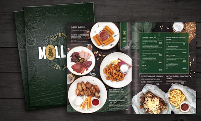 Design attractive restaurant menu design and food menu design by ...