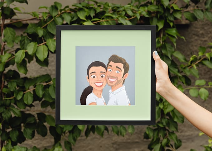 Draw a custom cartoon portrait by Misterko | Fiverr