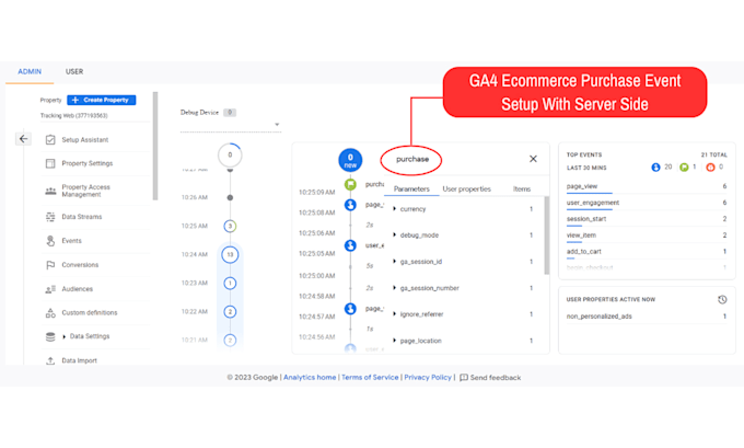 Setup or fix google analytics 4,ga4 ecommerce tracking,ga4 server side ...