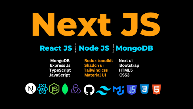 Build modern full stack apps using react next js tailwind css shadcn ui and mui by Wajidalidev ...
