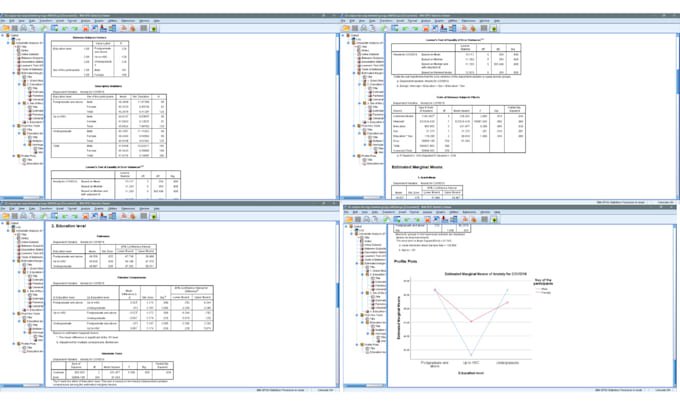 Do statistical data analysis on spss excel with report 24h by Amtahir10 | Fiverr