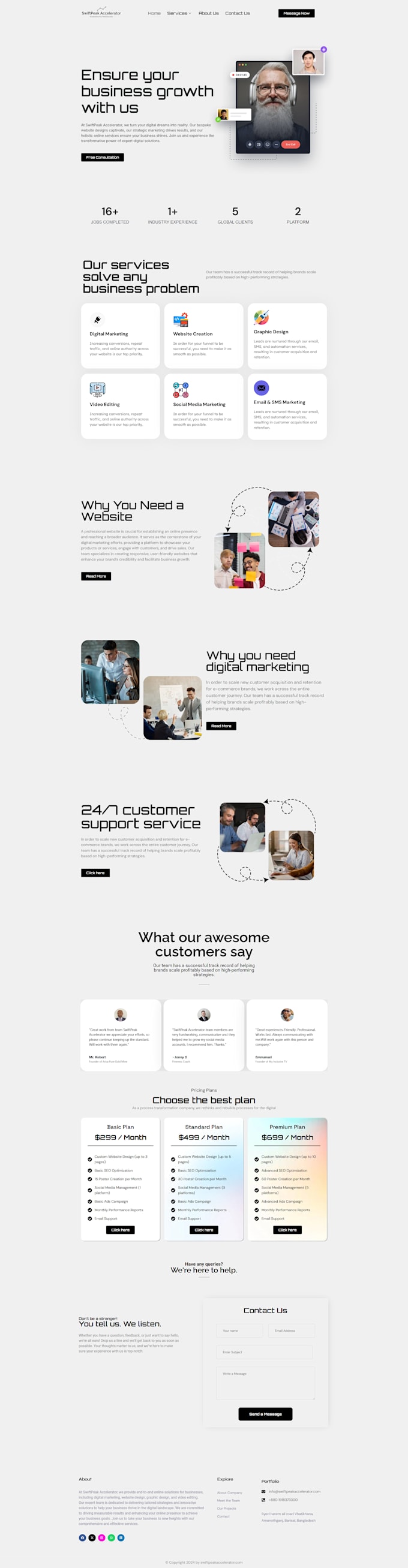 Create a fully responsive modern wordpress website by Saidur090 | Fiverr
