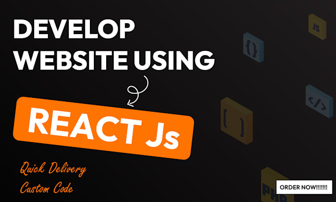Develop your react js website by Hashimwbdevoler | Fiverr