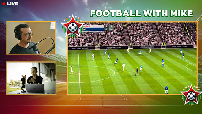 Design custom live stream ecamm, obs overlays and podcast by ...