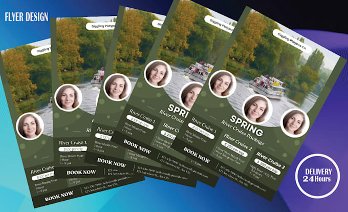 Do event flyer, leaflet, trifold, postcard design by Design_prime24 ...