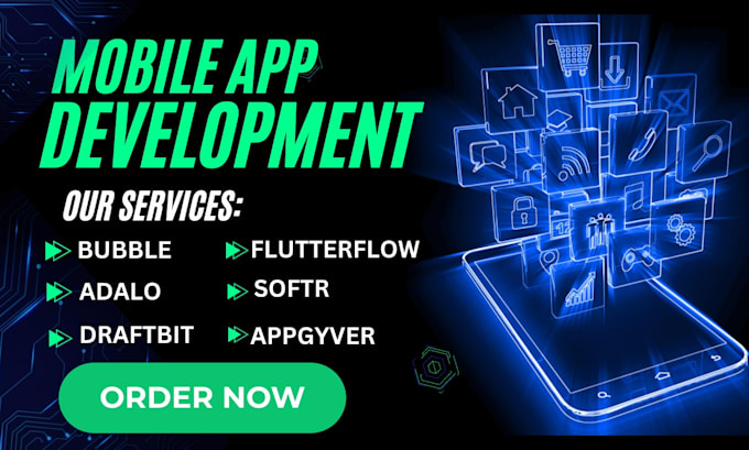 Design mobile app using bubble adalo flutterflow softr glide draftbit ... Design mobile app using bubble adalo flutterflow softr glide draftbit ...