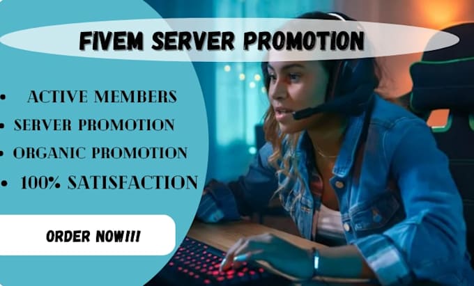 Server promotion, fivem discord server promotion, active fivem member ...