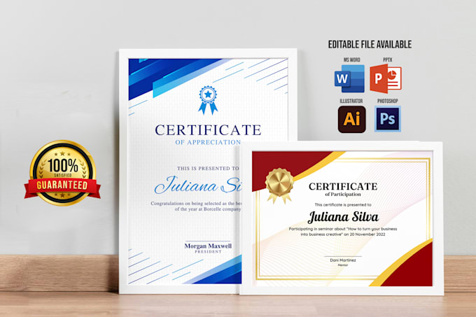 Do excellent professional certificate design for you by Opu_graphics ...