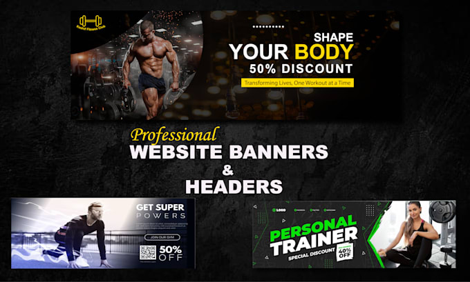Design modern website banners, sliders, headers and hero images by ...