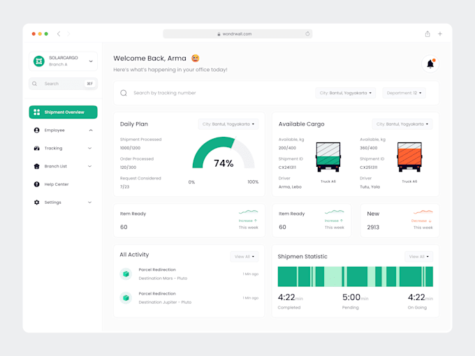 Create a modern ui design for saas dashboards by Armayoga | Fiverr