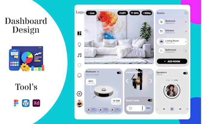 Design dashboard ui ux, mobile app ui ux, website, saas dashboard by Merajart | Fiverr