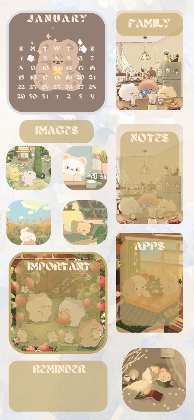 Design aesthetic mobile wallpaper by Luk_basu | Fiverr