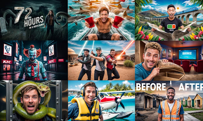 Design attractive eye catchy youtube thumbnail by Durre_nehal | Fiverr