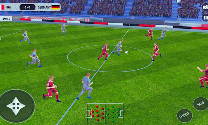 Develop 3d soccer game, basketball, 3d multiplayer game, football pes ...