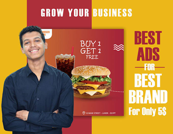 Make creative ad image, social media post by Mahmoudhofny | Fiverr