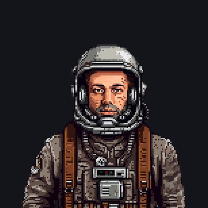 Draw a detailed pixel art portrait by Jcwegman | Fiverr