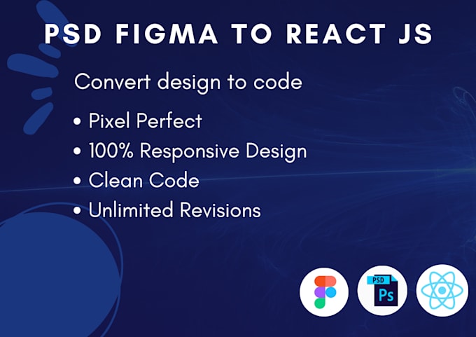 Convert figma, psd designs into responsive react js web app by ... Convert figma, psd designs into responsive react js web app by ...