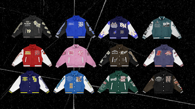 Design your streetwear varsity collage jacket by Masgaliih | Fiverr