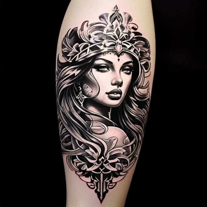 Create a custom tattoo design by Dooptile | Fiverr