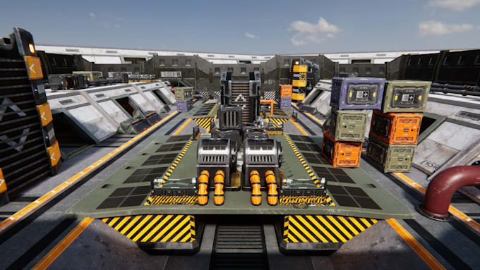 Do 3d props environment design, 3d environment model, 3d game ...