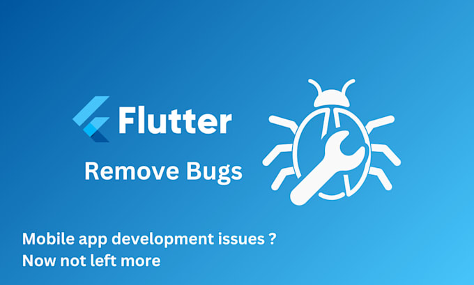 Fix errors, bugs crashes of flutter app by Mrameezapps | Fiverr Fix errors, bugs crashes of flutter app by Mrameezapps | Fiverr